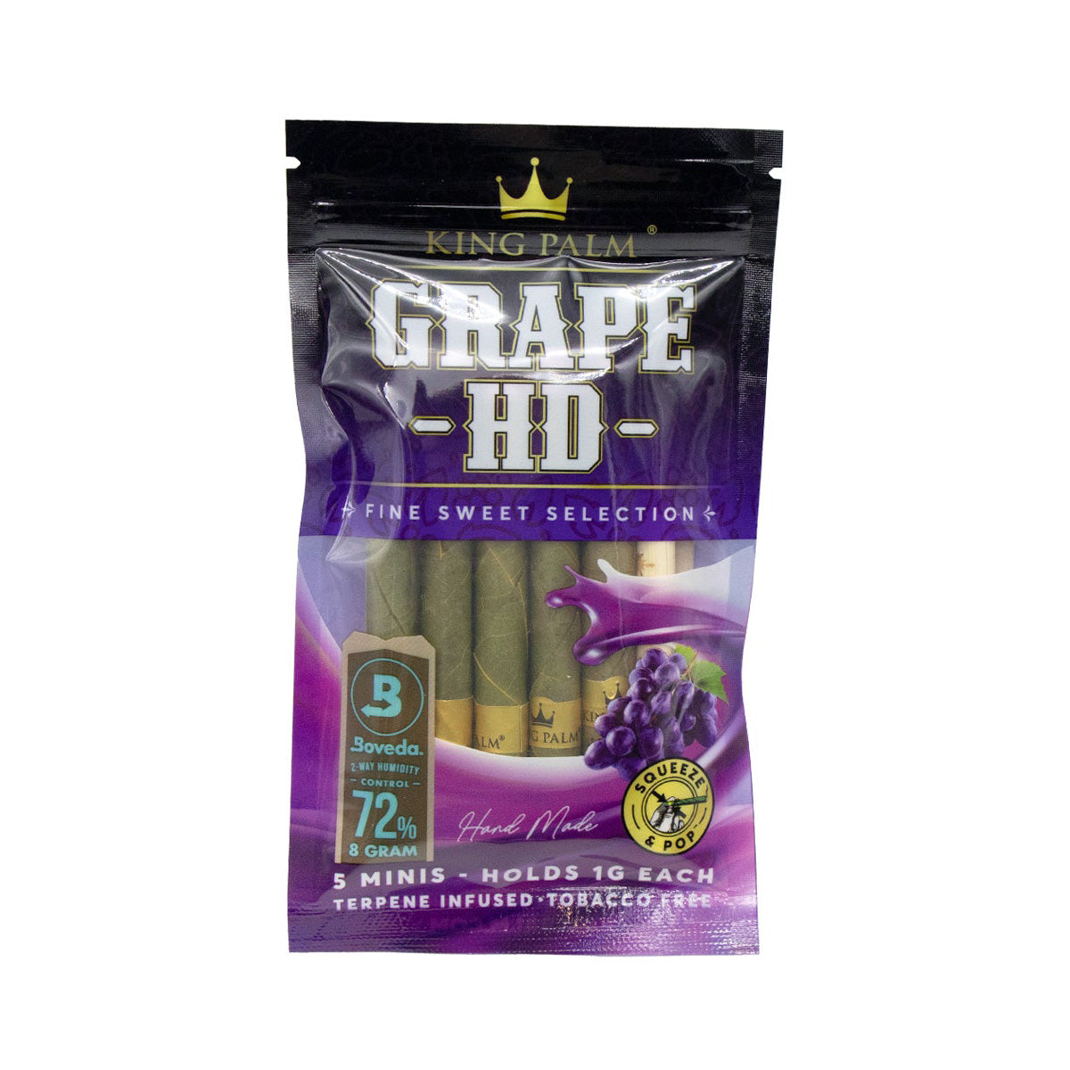 King Palm Wraps - Mini Rolls - Grape HD | Head Candy | Canada — Head ...