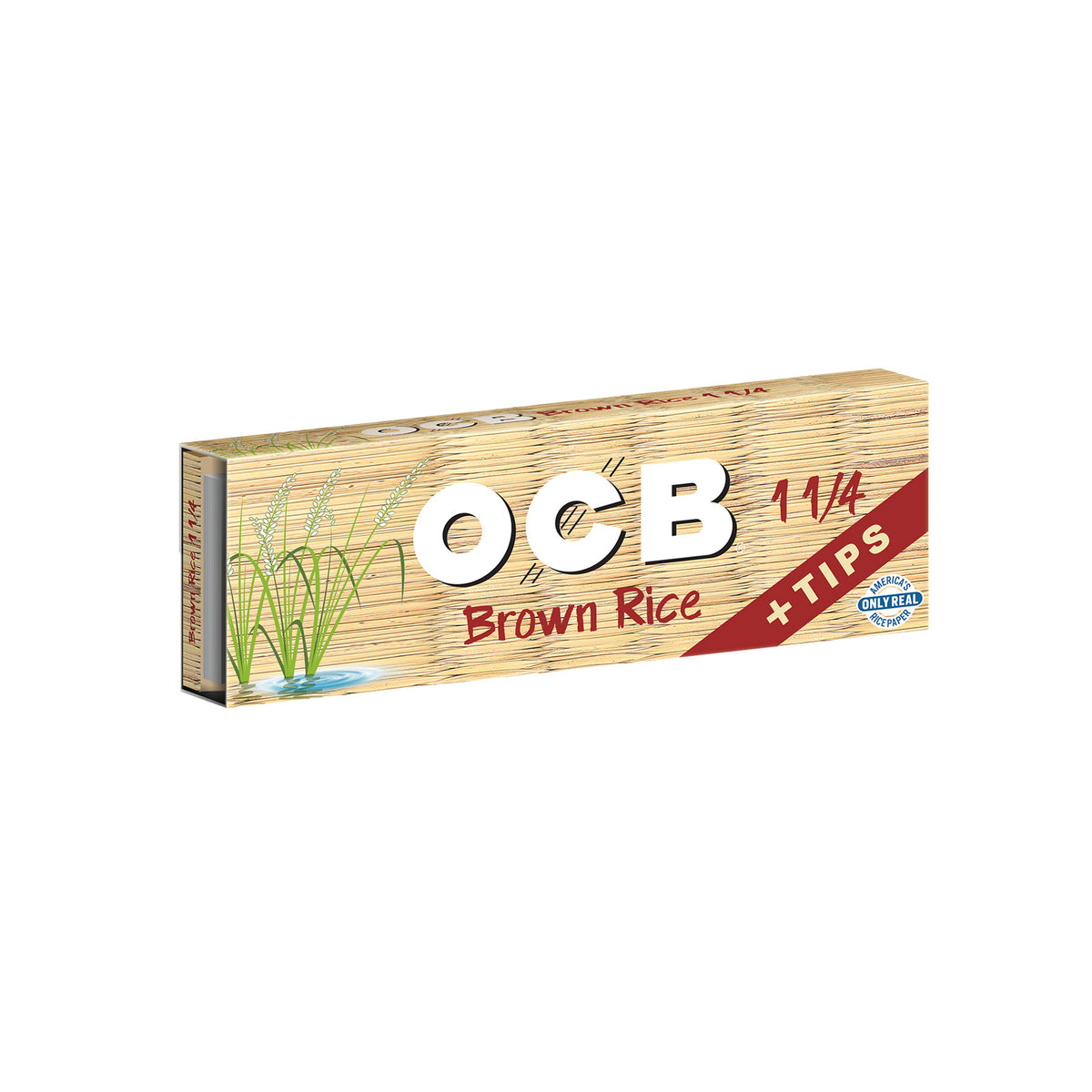 OCB Brown Rice Rolling Papers - 1¼ | Head Candy Smoke Shop | Canada