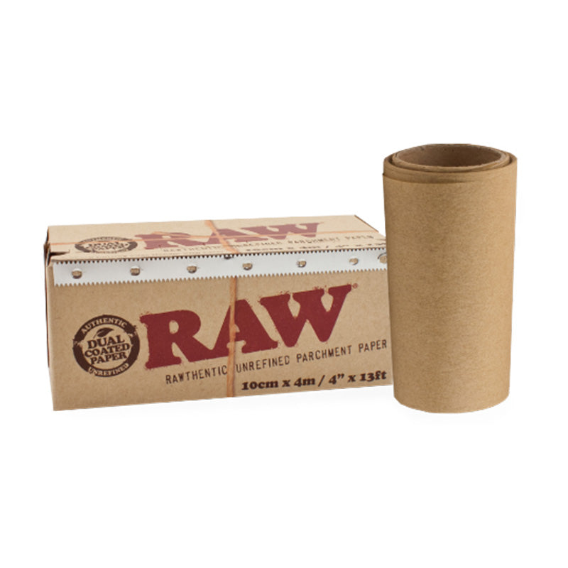 RAW Unrefined Parchment Paper - 4" x 13ft — Head Candy Smoke Shop
