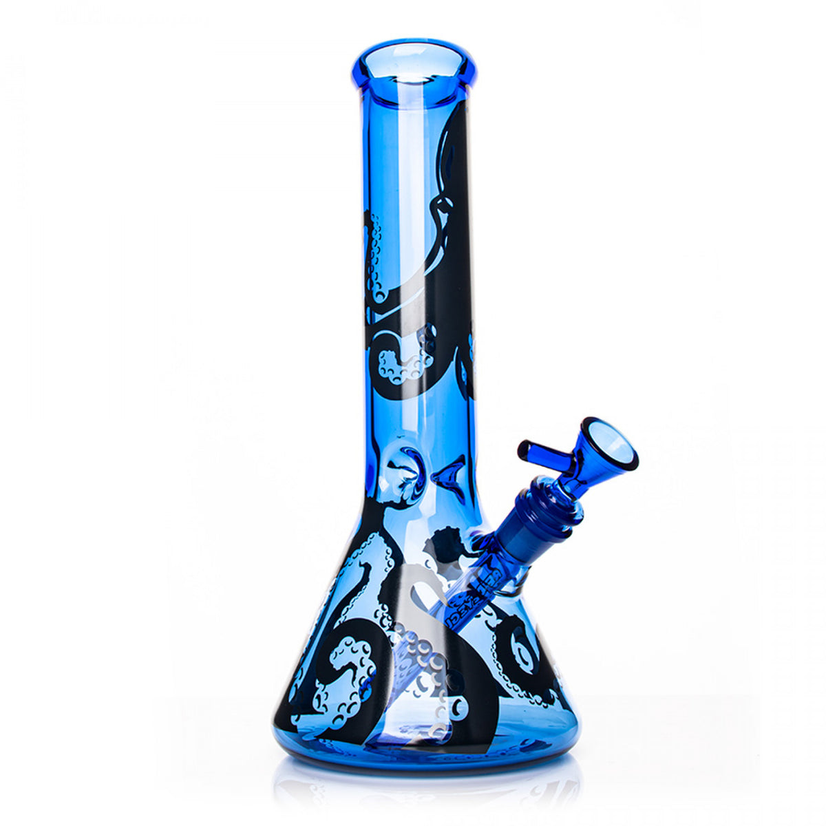 Red Eye Glass 15" Blue Octopus Beaker Bong | Head Candy | Canada — Head ...