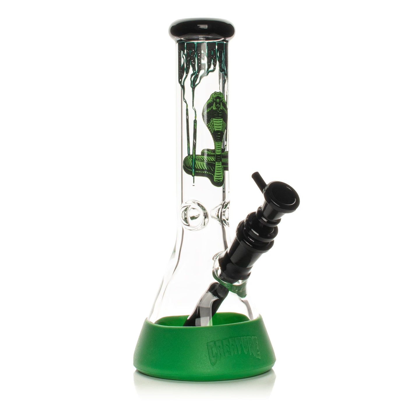 GEAR Premium x Creature 10" Cobra Bong with Silicone Base Cover — Head ...
