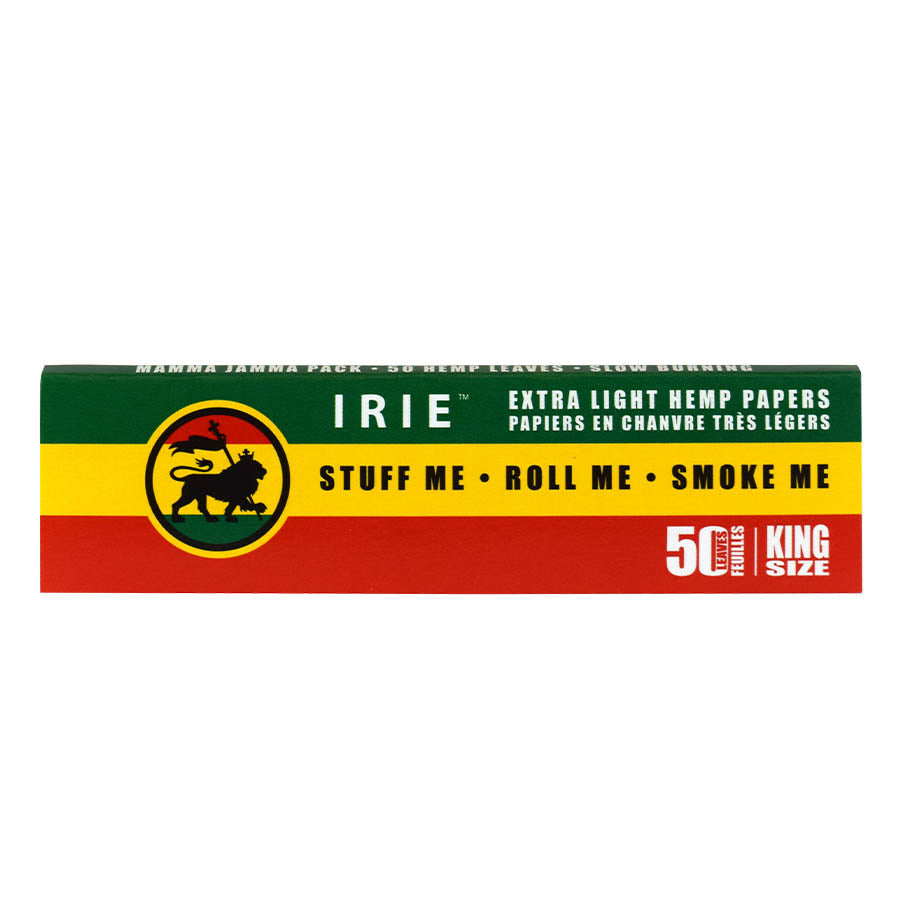IRIE Extra Light Hemp Rolling Papers - King Size — Head Candy Smoke Shop