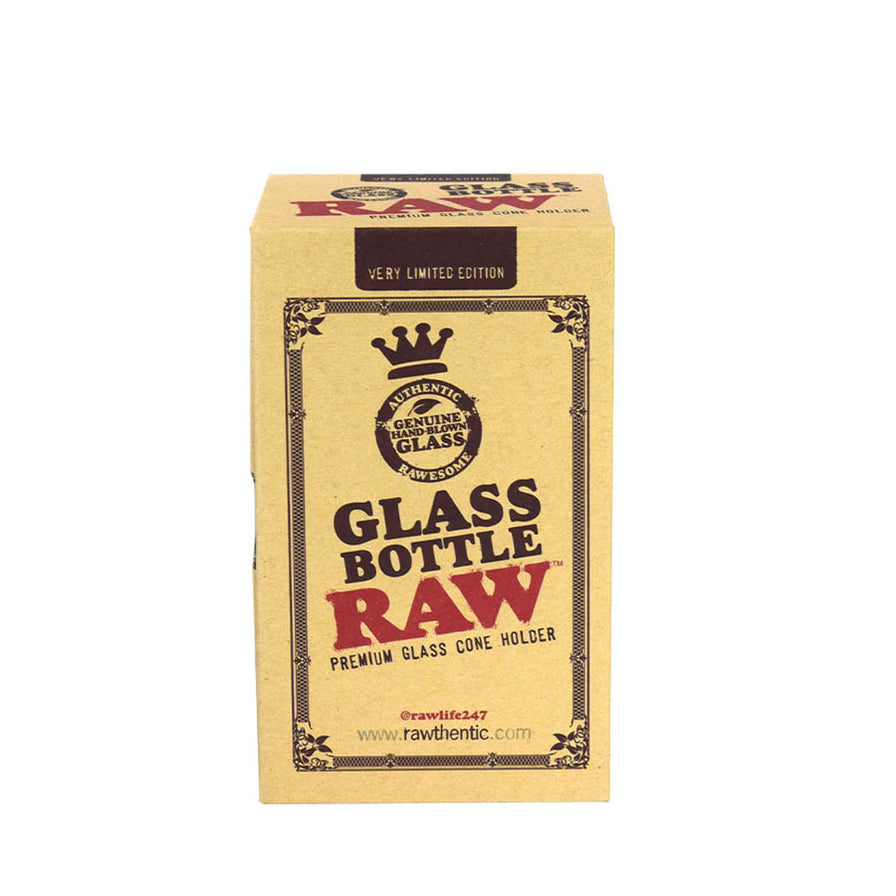 RAW Glass Bottle Cone Holder — Head Candy Smoke Shop