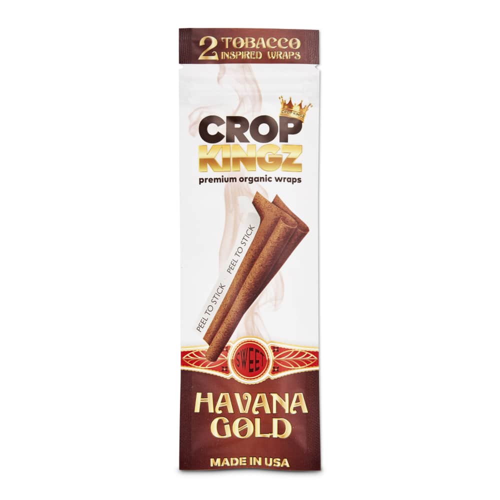 Crop Kingz Hemp Wraps - Havana Gold | Head Candy Smoke Shop | Canada