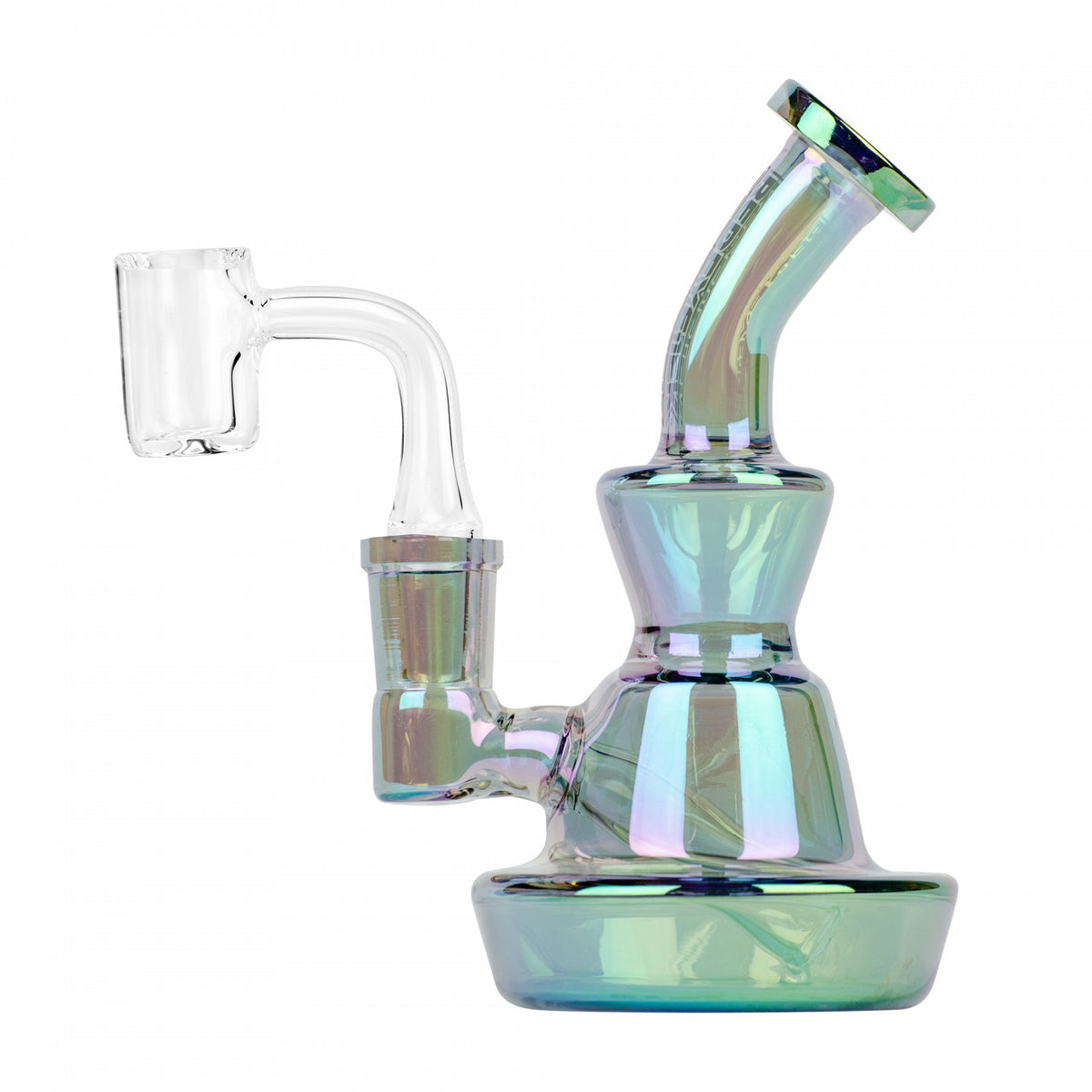 Red Eye Tek - 5" Tall Metallic Terminator Finish Concentrate Rig with ...