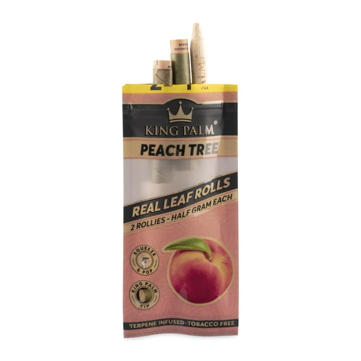 King Palm Wraps - Rollie - Peach Tree | Head Candy Smoke Shop | Canada