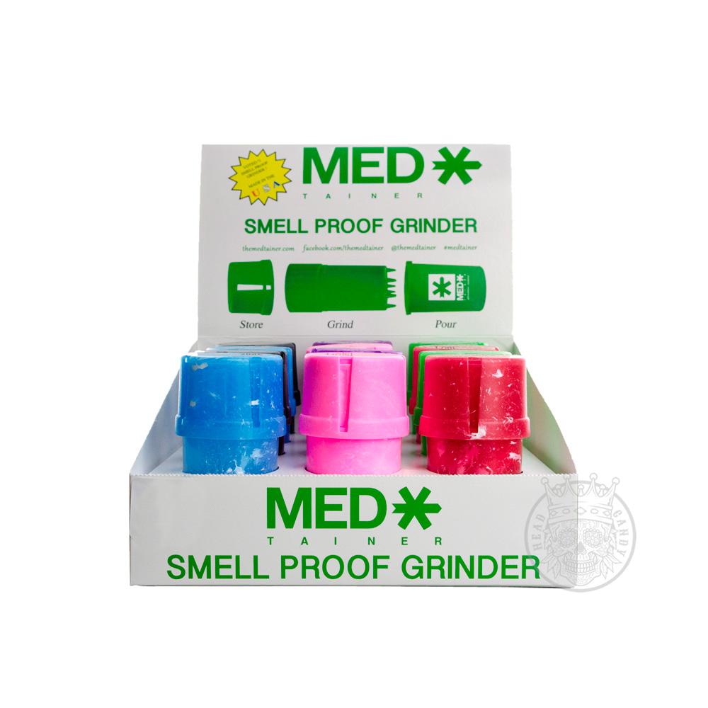 Medtainer Grinder and Storage Container - Marbled - Case of 12 — Head ...
