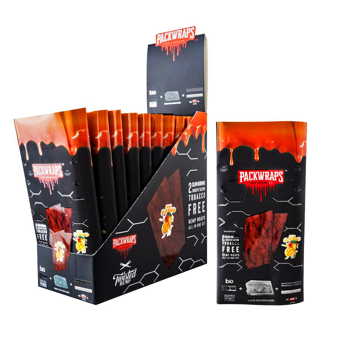 Packwoods Packwraps Hemp Wrap Kit - Juicy Mango | Head Candy | Canada ...