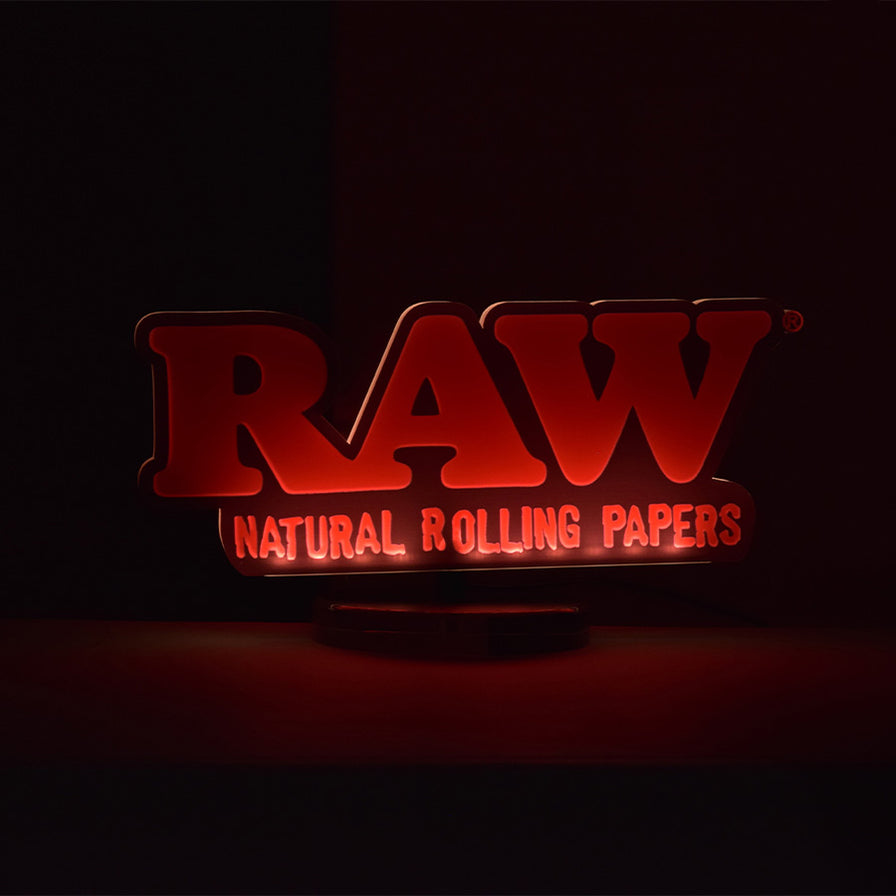 RAW Light Up LED Sign | Head Candy Smoke Shop | Canada