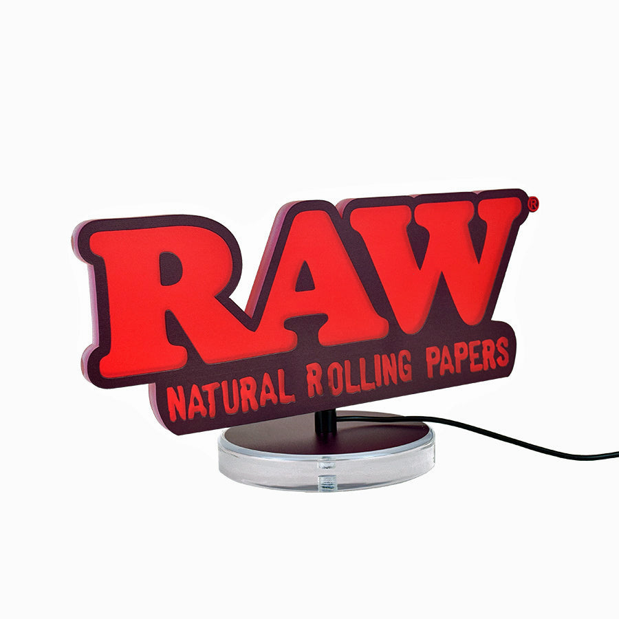 RAW Light Up LED Sign | Head Candy Smoke Shop | Canada