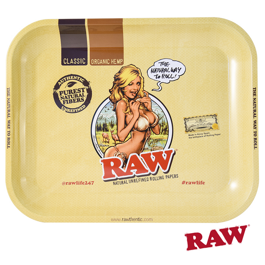 Large RAW Rolling Trays — Head Candy Smoke Shop