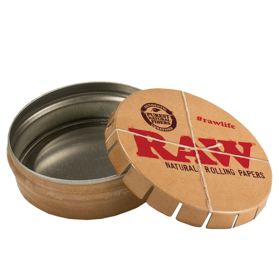 RAW Round Pop Top Tin | Head Candy Smoke Shop | Canada