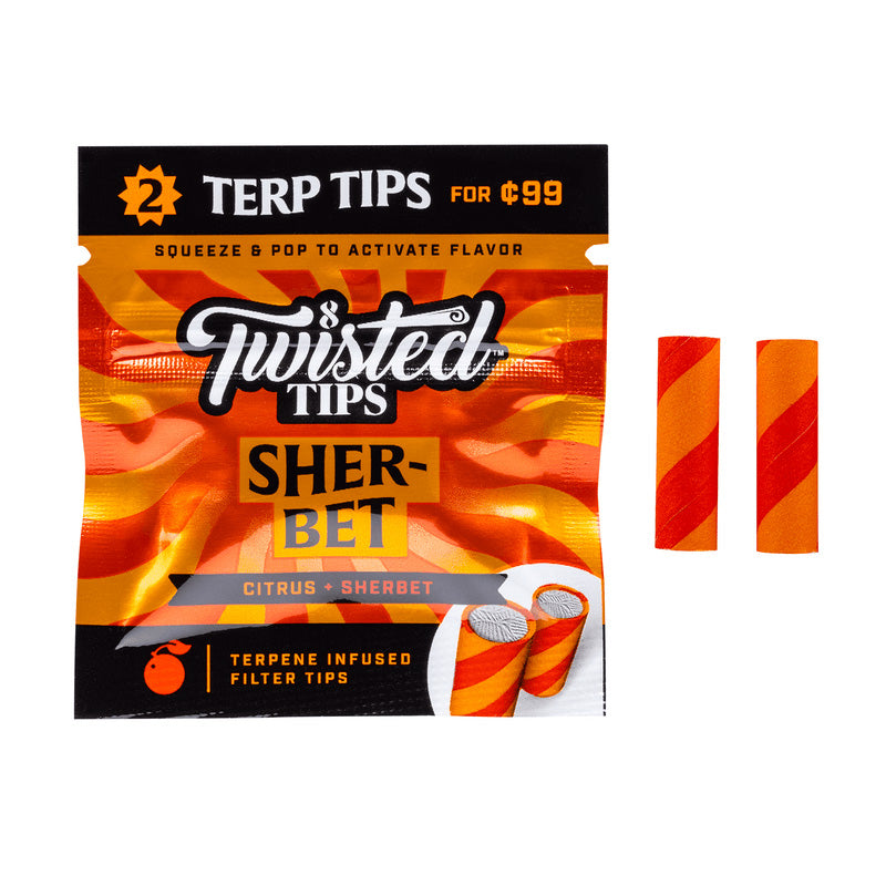 Twisted Tips Terpene Infused Filters - Sherbet | Head Candy | Canada ...