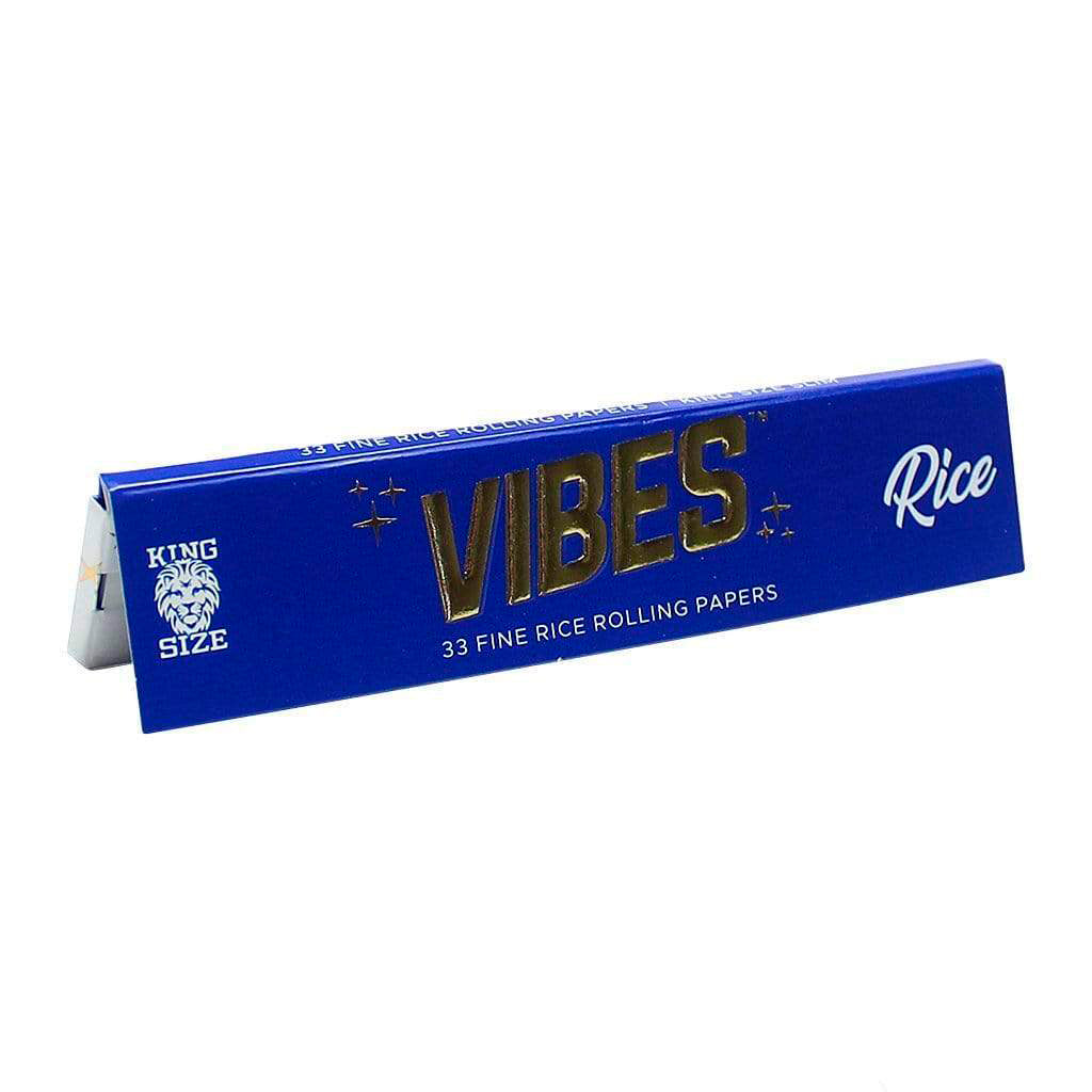 Vibes Rice Rolling Papers King Size Slim — Head Candy Smoke Shop
