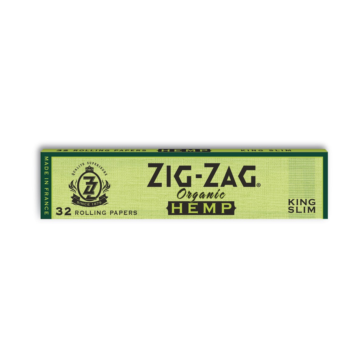 Zig Zag Organic Hemp Rolling Papers - King Size Slim — Head Candy Smoke ...