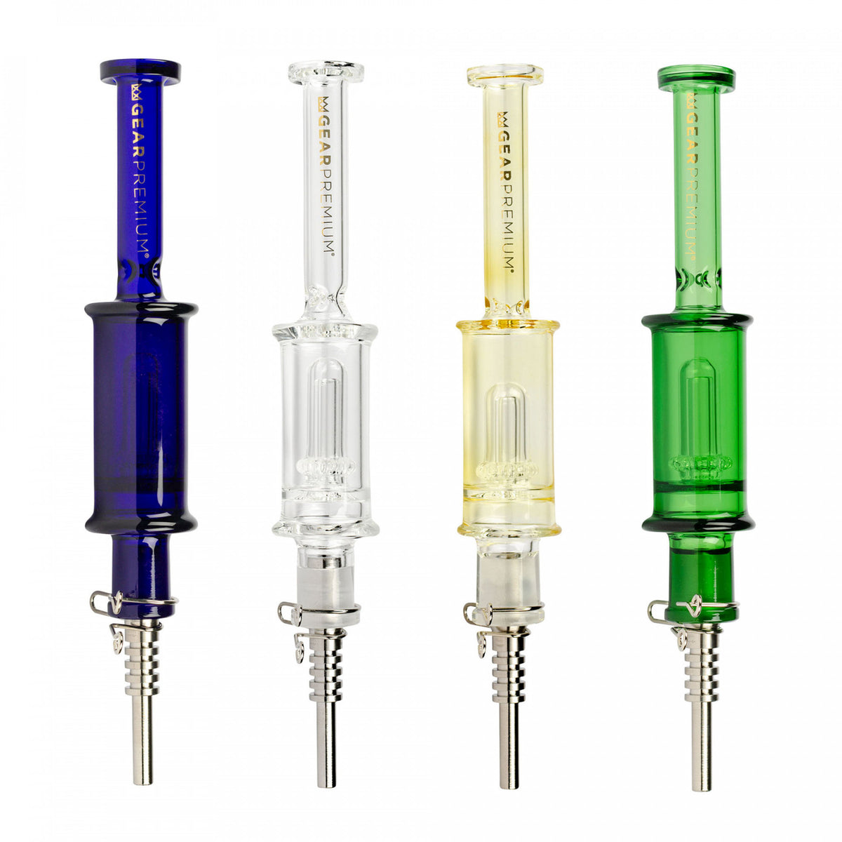 GEAR Premium 6.5" Dabmolisher Showerhead Perc Concentrate Nectar Colle ...