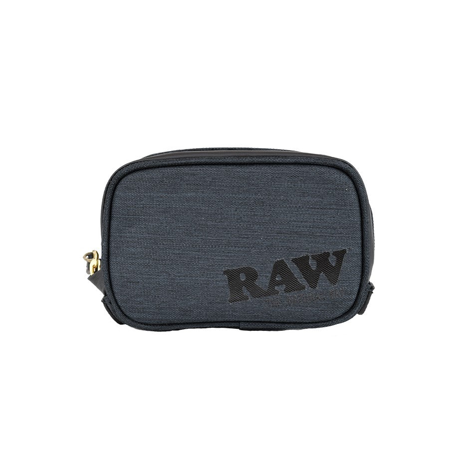 RAW Smell Proof Smokers Pouch V2 Black | Head Candy | Canada — Head ...