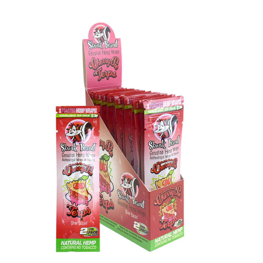 Skunk Terp Enhanced Hemp Wraps - Cherry Pie | Head Candy | Canada ...
